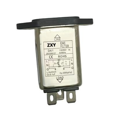 China EMI-filterplug in enkelfasige wisselstroomfilter Elektromagnetische interferentie Te koop
