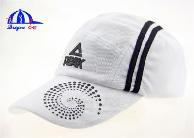 中国 女の子および男の子のための通気性の洗浄された刺繍のスポーツの野球帽 100% の Polymesh 販売のため