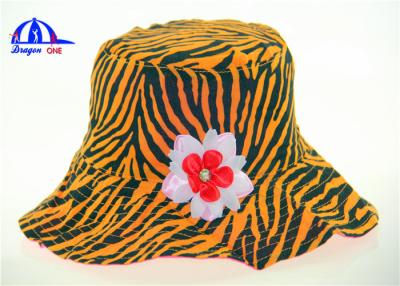 Cina 100% cappelli del secchio stampati immaginazione di sublimazione del poliestere, cappucci del secchio delle signore della primavera in vendita