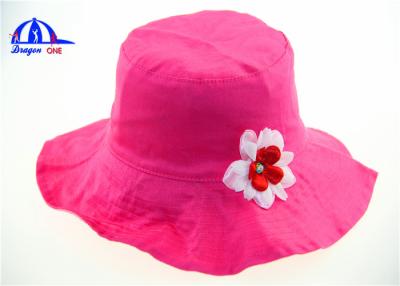 Cina Cappelli stampati rosa 100%, cappucci floreali del secchio del poliestere di Fahsion delle ragazze del secchio in vendita