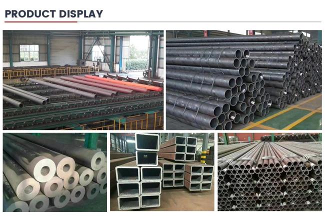 Carbon Steel Ms Seamless Tube 50*100mm Rectangular Carbon 5 mm Thickness Seamless Tube Black Seamless Mild Steel Square Tube with Cut Process