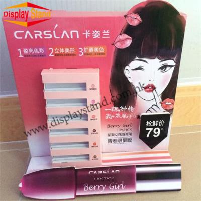 Cina Vassoi rosa del cartone PDQ di stampa a colori sulla cima per la promozione cosmetica in vendita