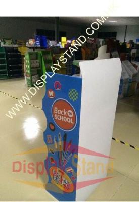 中国 スーパーマーケットのための環境のボール紙の小売りの陳列台の段ボール紙 販売のため