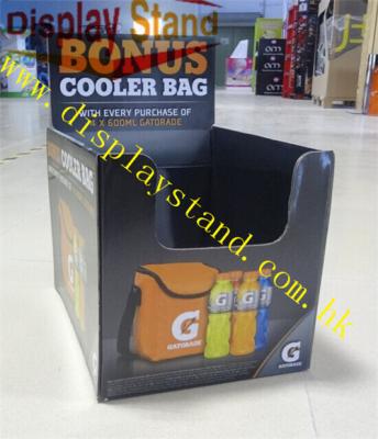 Cina Contro scatola di presentazione del cartone del vassoio per la borsa per la bevanda di sport di Gatorade in vendita