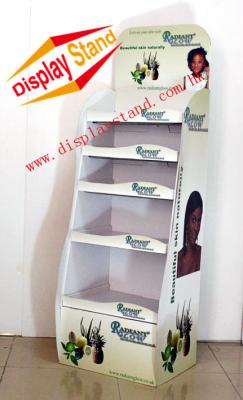 China Exposição de assoalho da exposição da pálete do cartão com o 2side para o produto da mostra na loja à venda