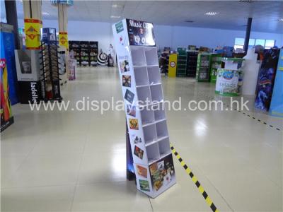 China Exposição do contador do cartão ondulado do POP da forma para os bens que anunciam à venda