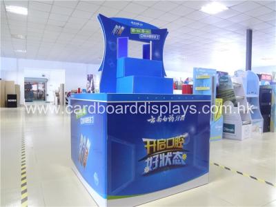 Cina Banchi di mostra del cartone del pavimento di POP con stampa offset per vendita al dettaglio in vendita