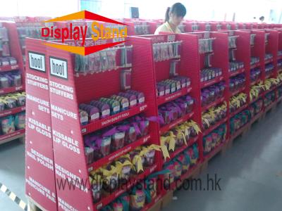 Cina Esposizioni del cartone con gli scaffali per la vendita al dettaglio dello smalto per Promation in vendita