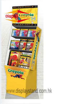 Cina Banco di mostra di carta del pavimento del cartone ondulato per i libri in deposito in vendita
