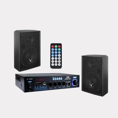 Cina Small and medium wireless system training and teaching equipment dance gym speakerpower amplifier home theater system AV-568- MS0610 in vendita