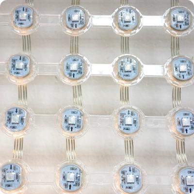 Flexible led mesh screen 50000 Hours Lifespan Waterproof high-definition outdoor display screen