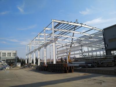 Chine Construction de bâtiments préfabriquée d'atelier de structure métallique de cadre portail à vendre