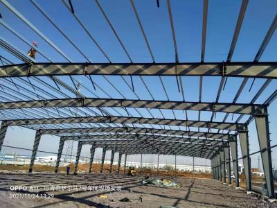 Chine Solution préfabriquée de bâtiment d'atelier de structure métallique de cadre portail à vendre