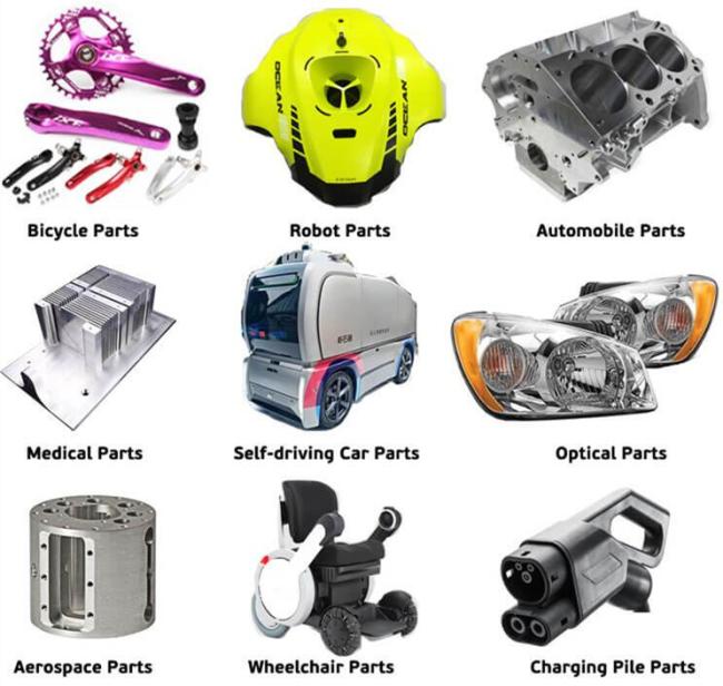 Die Casting Professional CNC Processing Aluminum Products Magnesium Alloy Machine Part