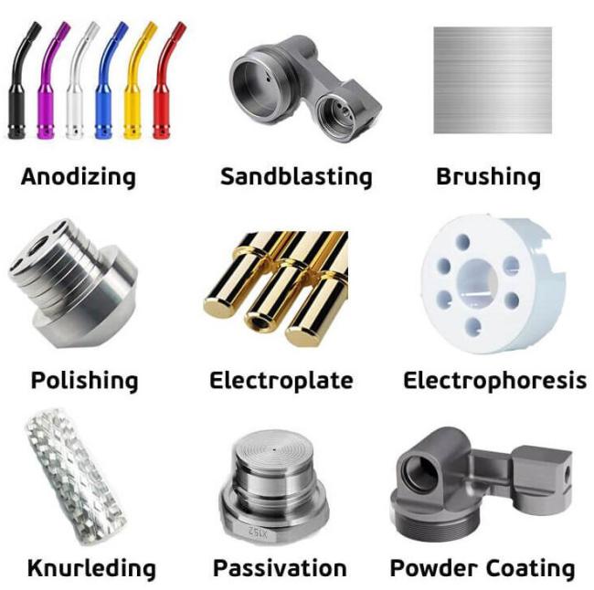 Anodizing Die Casting Oxidation Service CNC Machining Aluminum Alloy Machine Part