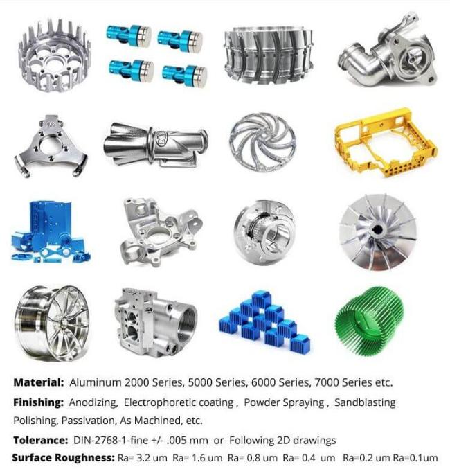 Anodizing Die Casting Oxidation Service CNC Machining Aluminum Alloy Machine Part