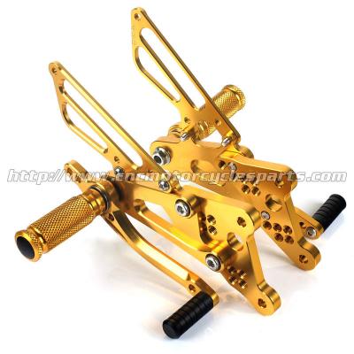 Cina Insiemi della parte posteriore della bici della via della lega di alluminio, Yamaha leggero R6 Rearsets in vendita