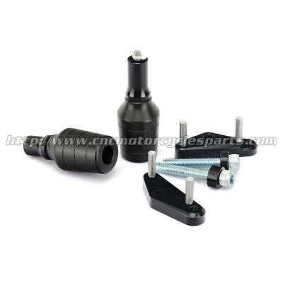 Cina Cursori d'argento neri della struttura del motociclo per Yamaha YZF-R1 2007 2008 CNC macinati in vendita
