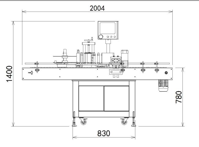 Machine in operation