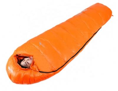 China 3 seizoenen waterdicht buiten slaapzak voor kamperen Customized logo stof mummie Pcs Te koop