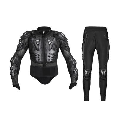 China Ergonomische zwarte motorfiets sport body gear aanpasbaar logo en anti-impact PE shells Te koop