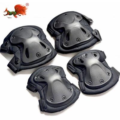 China Gepersonaliseerd Logo Zwarte Knie Ellebogen Pads voor en Duurzame Bescherming Te koop