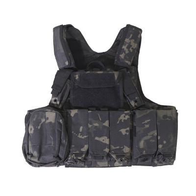 China Veste multifuncional ajustável de tecido de poliéster para treino e proteção corporal à venda