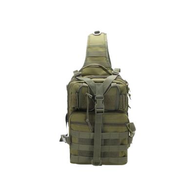 China Mochila leve para treino ao ar livre caminhada Mochila de ombro inclinada verde preta à venda