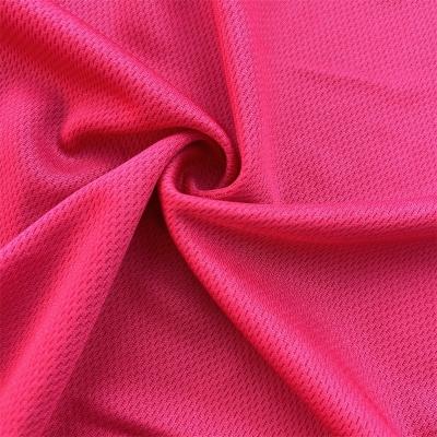 Chine Polyester œil d'oiseau Pique Tissu tricoté élastique Pour chemise Polo à vendre