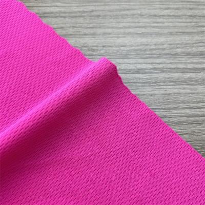 Chine Polyester œil d'oiseau Pique Tissu tricoté élastique Pour chemise Polo à vendre