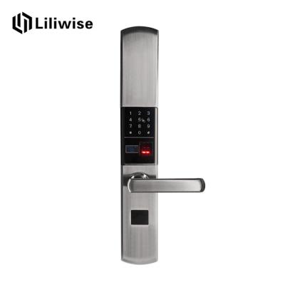 China Optical Sensor Electronic Door Locks Zinc Alloy Digital Password For Wood Door for sale