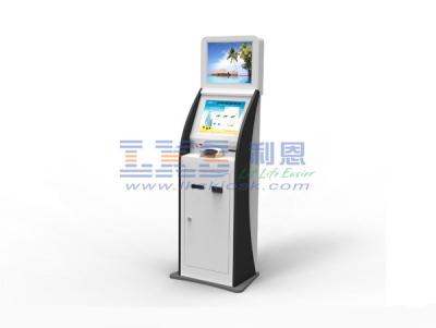 China Kundengebundener ursprünglicher Doppelschirm-Bill-Zahlungs-Kiosk mit Zahlungs-Funktion zu verkaufen