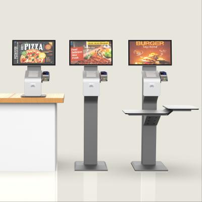 Cina Stand a terra 21.5' Multi-Point Touch Self Ordering Kiosk Cash/Cashless Self Payment Kiosk in vendita