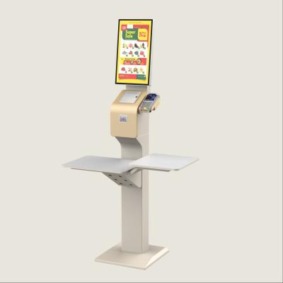 Cina 24 pollici touch screen self-service ordinare chiosco pagamento per il supermercato ristorante in vendita