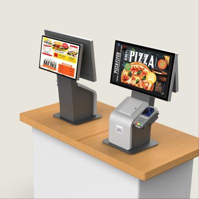 Cina 24 pollici touch screen self-service ordinare chiosco pagamento per il supermercato ristorante in vendita