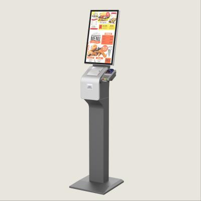 Cina 24 pollici touch screen self-service ordinare chiosco pagamento per il supermercato ristorante in vendita