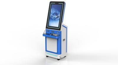 China Windows & Android Hospital auto-comprobación en el quiosco de pago de tarjetas máquina de autoservicio con escáner de código QR en venta