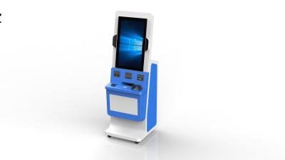 China Windows & Android Hospital auto-comprobación en el quiosco de pago de tarjetas máquina de autoservicio con escáner de código QR en venta