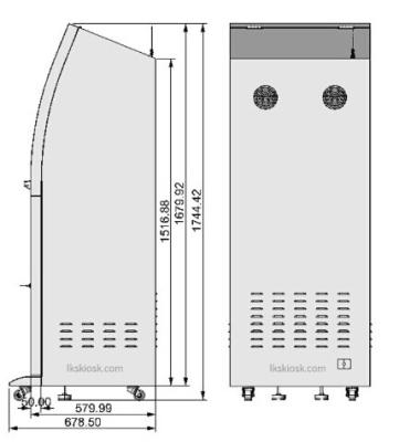 China ATM Interactive Bill Payment Kiosk With Bank Card Reader / Cash Dispensser for sale
