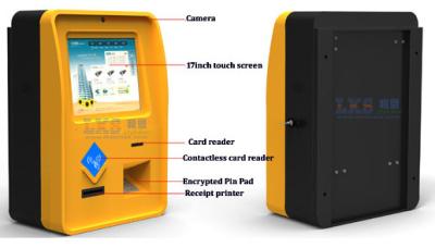 China Wall Mounted Outdoor Touch Screen Payment Kiosk WallFor Bank / Mall for sale