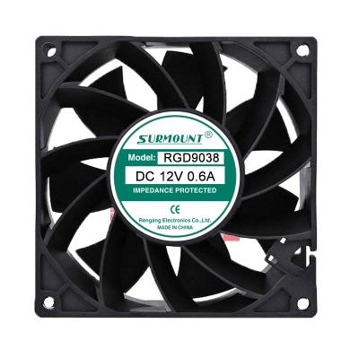 China 92x92x38mm 9238 Dc Ventilador de arrefecimento axial 4 pin 12v 24v 48v à venda