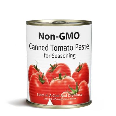 China Pasta de tomate enlatada sin OGM para sazonar. Almacenar en un lugar fresco y seco. en venta