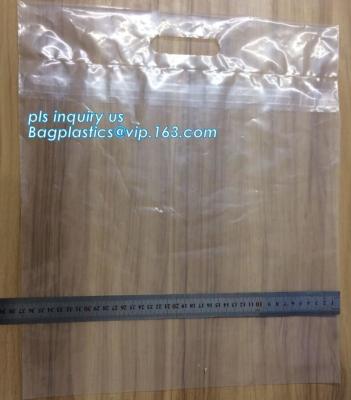 Κίνα πλαστικές resealable τσάντες φερμουάρ ολισθαινόντων ρυθμιστών pe, φιλική προς το περιβάλλον πλαστική τσάντα φερμουάρ ολισθαινόντων ρυθμιστών επίπεδη για το έγγραφο ή Swimwear προς πώληση