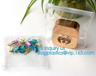 Κίνα Ziplock πλαστική αδιάβροχη τσάντα για το μαγιό, τσάντα συσκευασίας PVC ολισθαινόντων ρυθμιστών για την προώθηση σαμπουάν, σαφείς αγορές ολισθαινόντων ρυθμιστών φερμουάρ προς πώληση