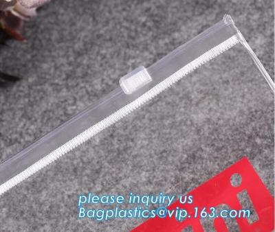 China A carteira plástica do documento de viagem, PVC envolve o saco do documento com fechamento instantâneo, arquivo doc do zíper do punho das fontes de secretaria da escola à venda