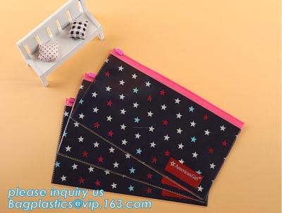 중국 높은 품질 A4 A5 규모는 사무실 백플라스틱스 정치 활동 위원회를 위한 집 파일 폴더 가방을 운반하는 투명한 pvc 지퍼 피피 문서를 깨끗이 합니다 판매용