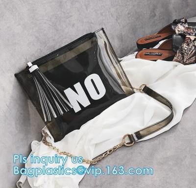 Κίνα Ziplock τσάντες καραμελών, καλλυντικές βινυλίου PVC/EVA νερού πλαστικές τσάντες φερμουάρ ολισθαινόντων ρυθμιστών απόδειξης, ολογραφικός ολισθαίνων ρυθμιστής καλλυντικό Μ Reclose προς πώληση