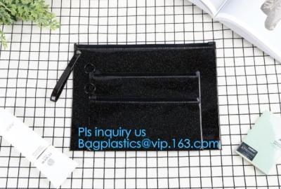 Κίνα Ziplock τσάντα με τη λαβή & τον ολισθαίνοντα ρυθμιστή, reclosable Ziplock ολισθαινόντων ρυθμιστών PVC σαφής πλαστική τσάντα, επαναχρησιμοποιήσιμο άσπρο μικρό νάυλον ολισθαινόντων ρυθμιστών cle προς πώληση