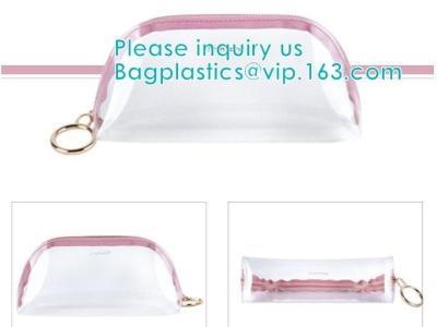 Κίνα η τσάντα σωλήνων PVC φερμουάρ κυλίνδρων με κρεμά το γάντζο για τις φορητές τσάντες PVC εσώρουχων αποθήκευσης makeup, πλαστικό κυλινδρικό PVC PA σωλήνων προς πώληση