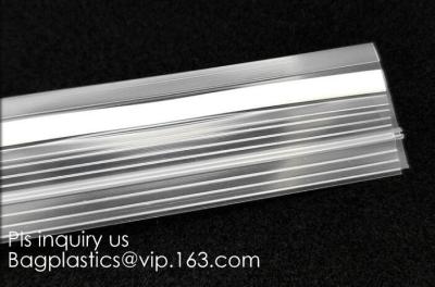 Chine Grande tirette plate horizontale qui respecte l'environnement de sachet en plastique à vendre, tirette horizontale de PVC, tirette plate transparente de PVC à vendre